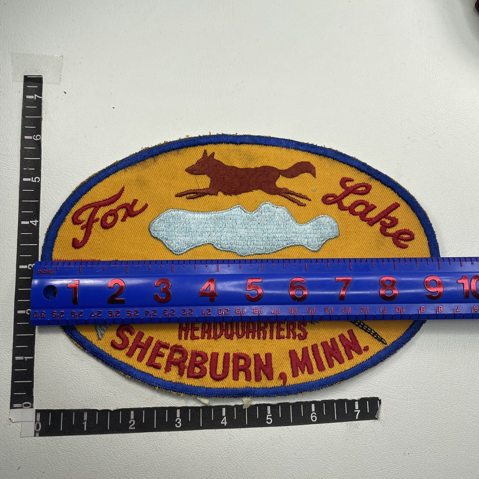Vtg Large FOX LAKE CONSERVATION LEAGUE INC. Headquarters Sherburn MN ...