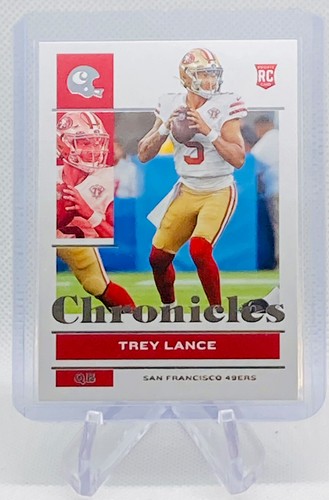 2021 Panini Chronicles Football Trey Lance Rookie Card #77 - 49ers ...