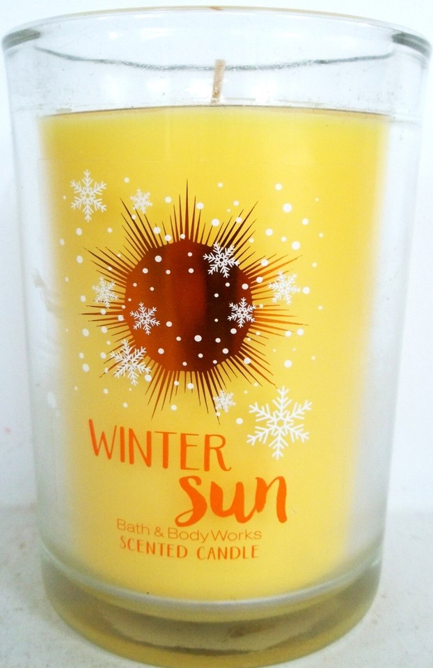 Bath Body Works WINTER SUN Candles, Single Wick, 6.3 oz., NEW x 3 | eBay
