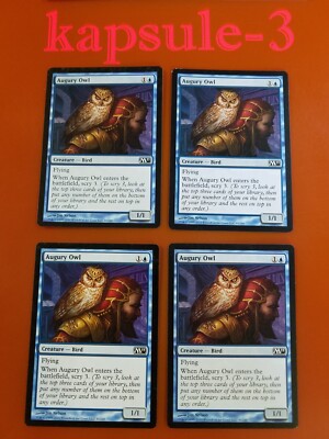 4x Augury Owl | M11 Magic 2011 | MTG Magic Cards | eBay