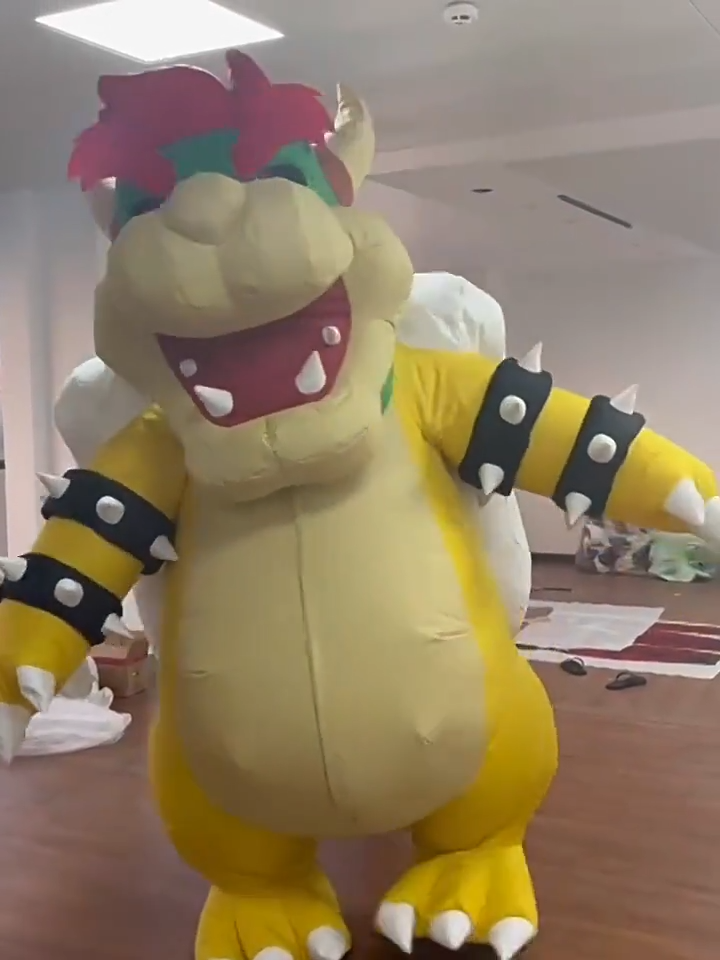 Inflatable Costume Koopa Bowser Mascot Halloween Cosplay Party Suit ...