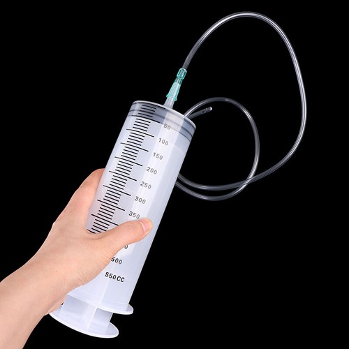 500ml CC Syringe injector Clear Plastic Large Disposable Syringe with ...