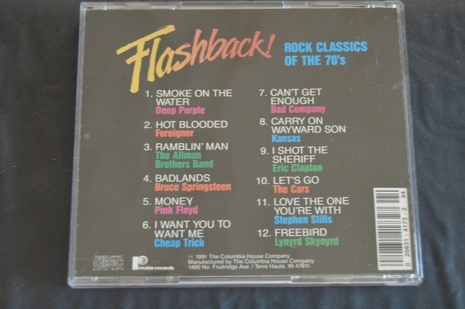 Flashback! Rock Classics of the '70s CD | eBay