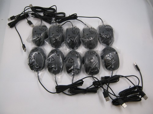 Lot of 10 New HP USB Premium Mouse 923949-001 1JR32AA-ABA 923574-001 ...