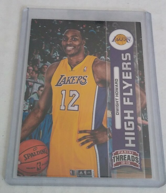 DWIGHT HOWARD LOS ANGELES LAKERS 2012-13 PANINI THREADS HIGH FLYERS ...