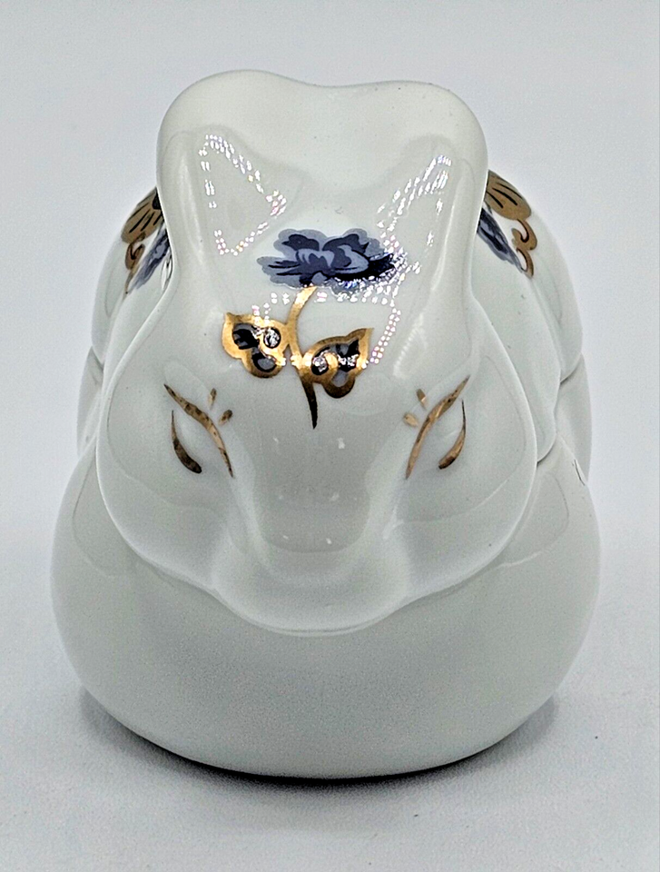White Bunny Rabbit Elizabeth Arden's Chinoiserie Collection Trinket Box ...