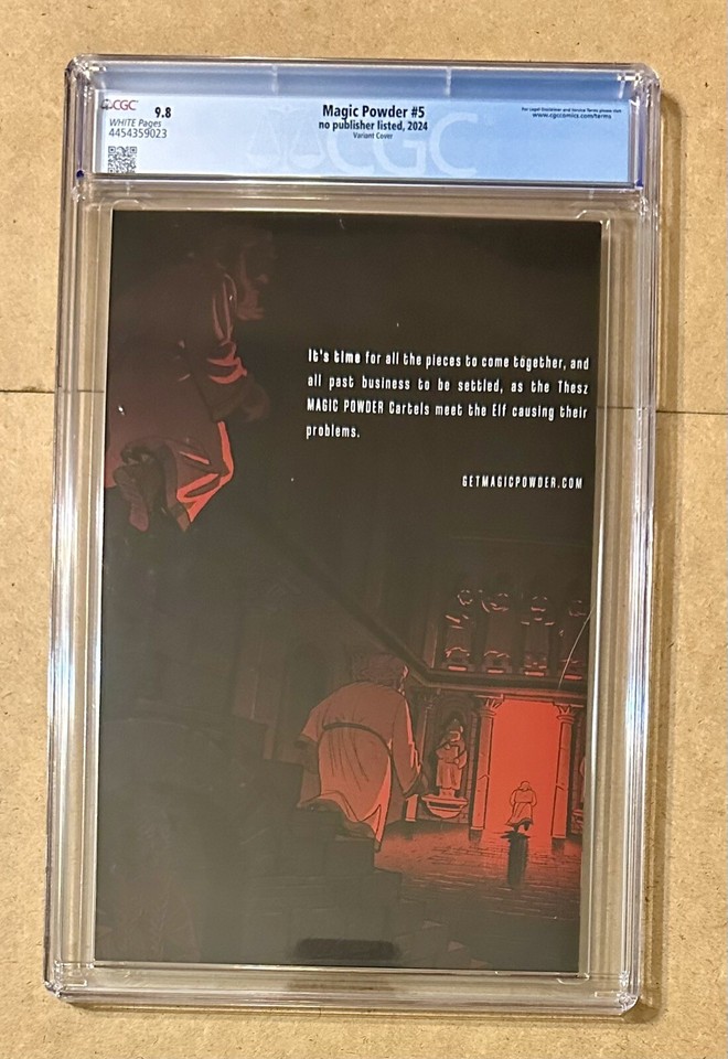 Magic Powder #5 (2024) CGC 9.8 - Pulp Fiction Homage Cover - Flops | eBay