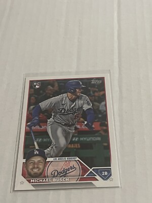 2023 Topps Update Michael Busch RC Rookie Dodgers | eBay