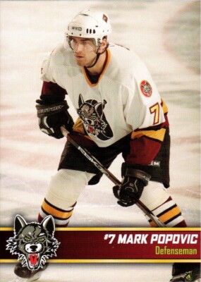 Mark Popovic 2006-07 Chicago Wolves | eBay