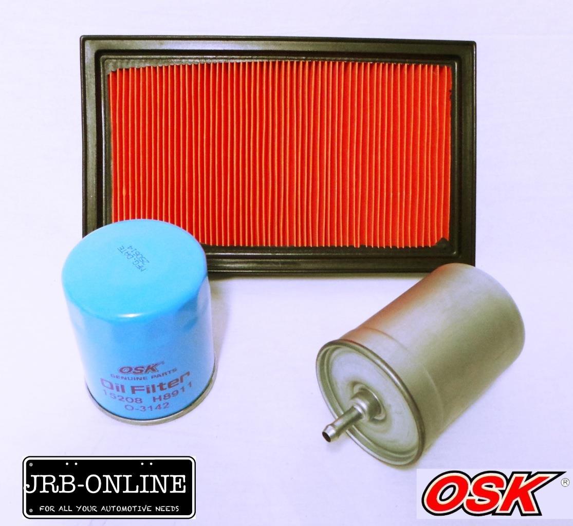 fits NISSAN 180SX 2.0L PETROL OIL Z442 AIR A360 FUEL Z201 FILTER ...