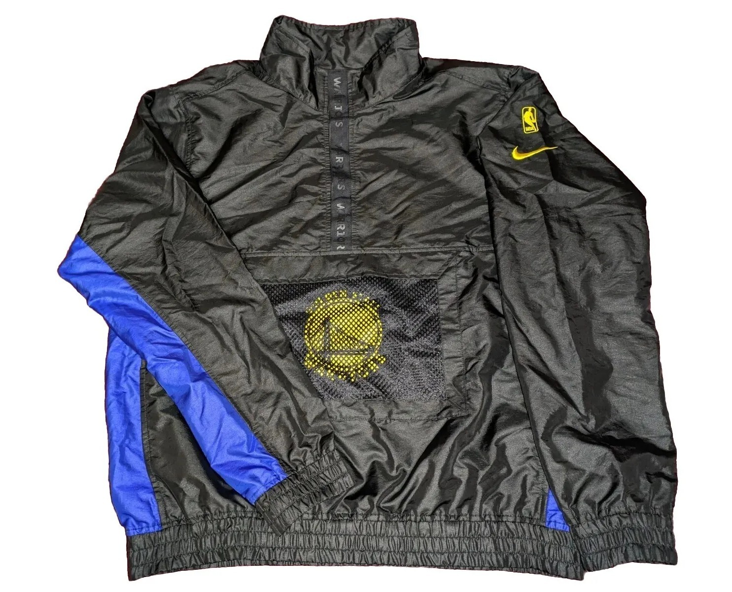 Nike Golden State Warriors NBA Courtside L Lightweight PO Jacket GSW ...
