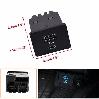 For Ford USB+ Type-C USB Dual Multimedia Interface Module Sync3.4 LB5T ...