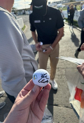 Luke Clanton Signed Official 2025 Waste Management Open Golf Ball Auto ...