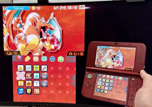 IN-BUILT CAPTURE CARD USB-C Monster Hunter X New Nintendo 3DS XL REGION ...