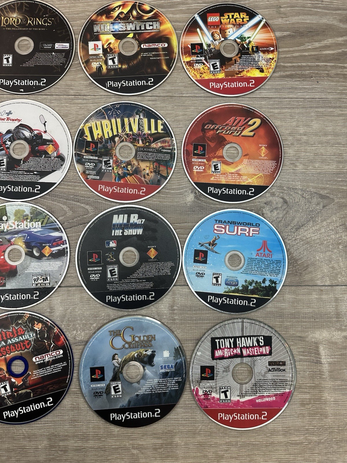 Lot Of 31 PS2 Disc Only Games NEED RESURFACING SCRATCHED Sonic, Mortal ...