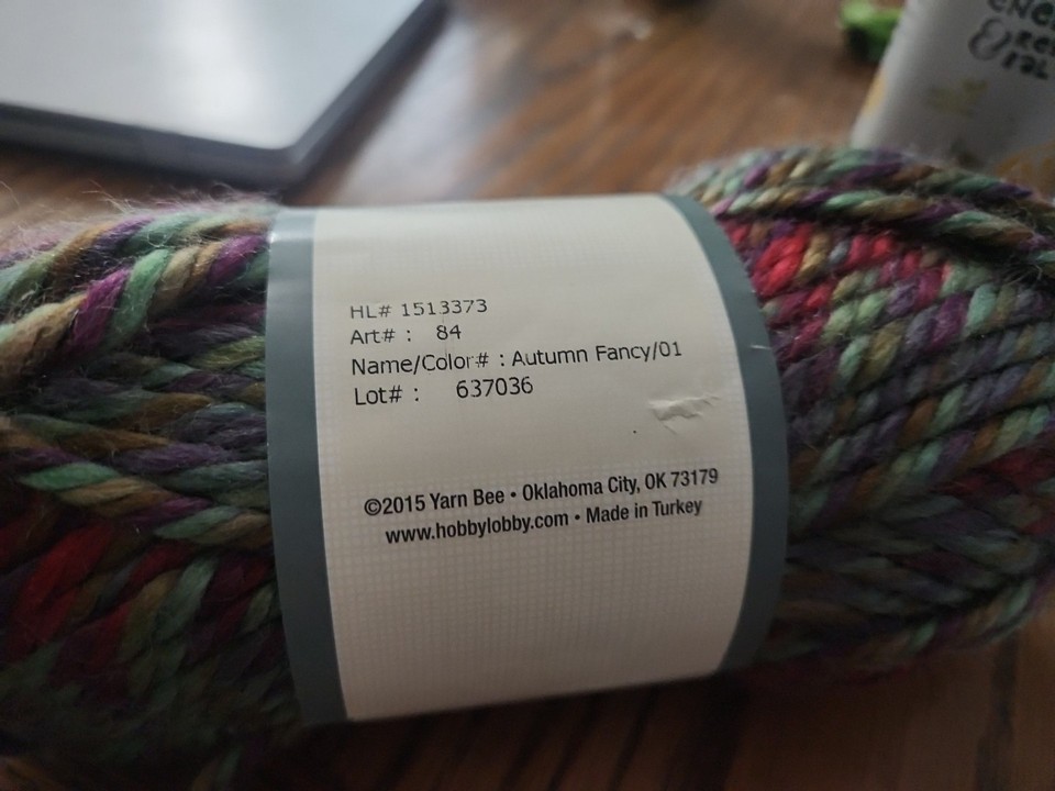 Yarn Bee Hue IQ Yarn Autumn Fancy 3.5oz | eBay