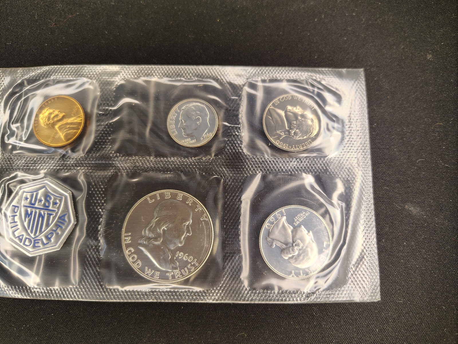 1960-1964 Proof Sets Original Envelope 90% Silver US Mint 5 Coins Per ...