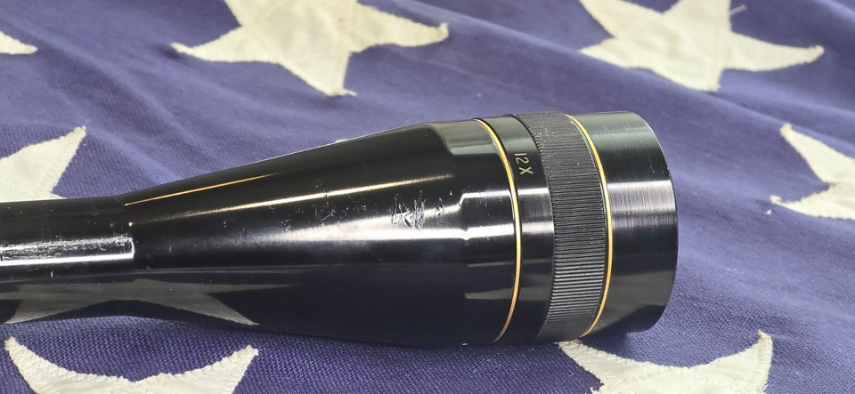 1984 Leupold 12x 40mm Fixed Target Scope Tapered Crosshair RARE w Two ...