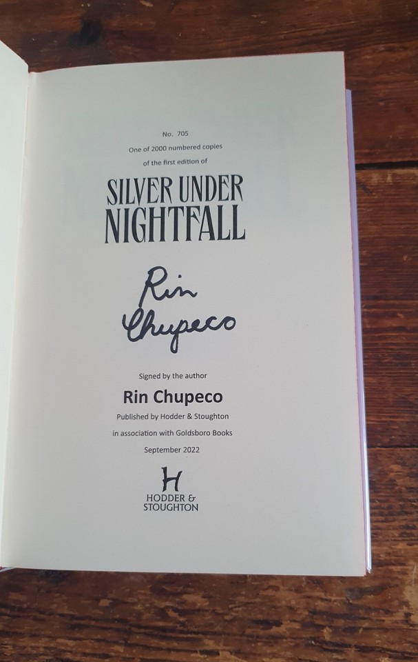 Silver Under Nightfall, Rin Chupeco Goldsboro Signed & Numbered Ltd Ed ...