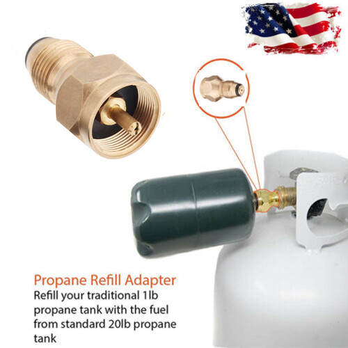 Propane Refill Adapter LP Gas Cylinder Tank Coupler Portable Furnace ...