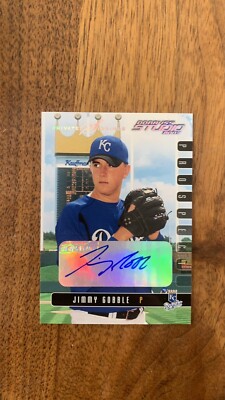 Jimmy Gobble 2003 Donruss Studio Private Signings /200 #41 Royals ...