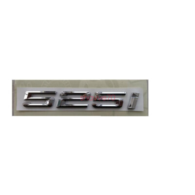 Chrome Number Trunk Letters 525 i Emblem Badges Emblems for BMW 5 ...
