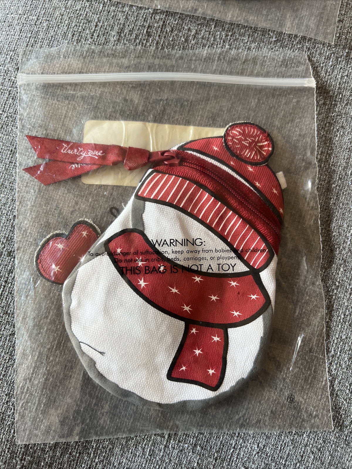 Retired Thirty-One New Icon Coin purse Snowman “Snow Cutie” Clip On | eBay