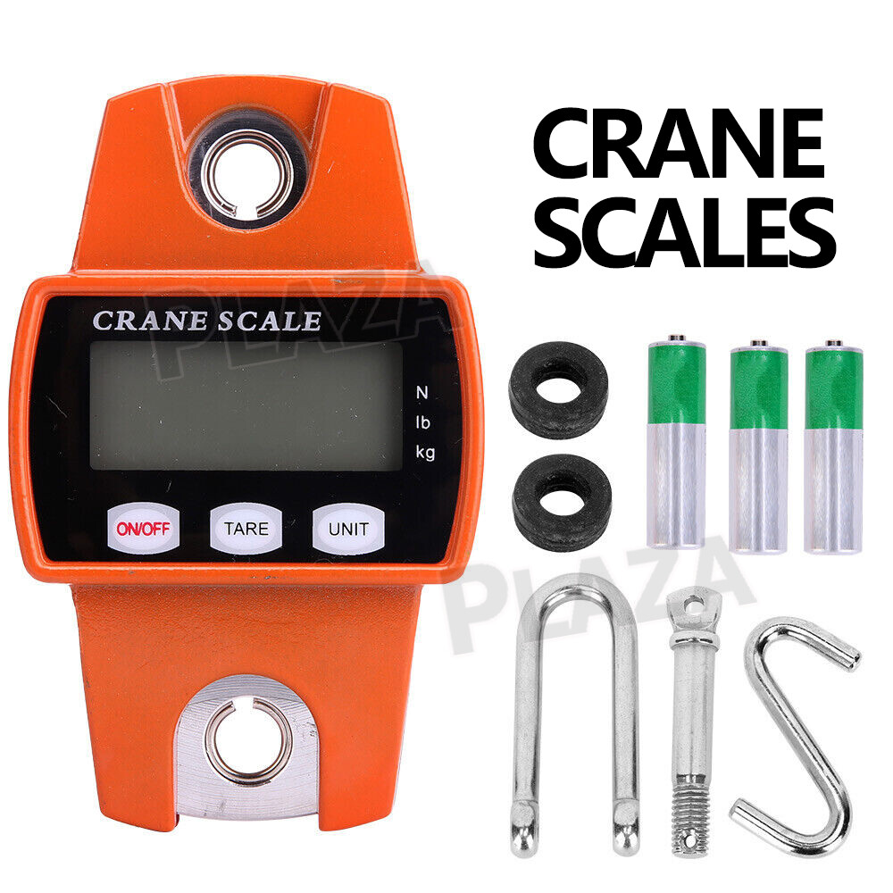 Mini Portable Crane Scale 300kg 0.1kg LCD Digital Electronic Hook ...