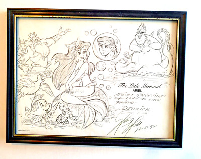Harry Holt Original Illustration Pencil Drawing - The Little Mermaid ...