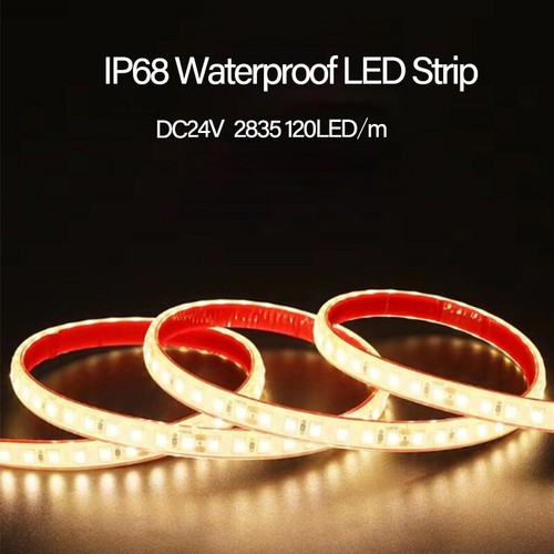 IP68 Waterproof LED Strip Light 2835 DC 24V Underwater Outdoor Flexible ...