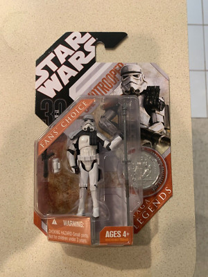 Star Wars 30th Anniversary Saga Legends SANDTROOPER Fans' Choice 3.75 ...