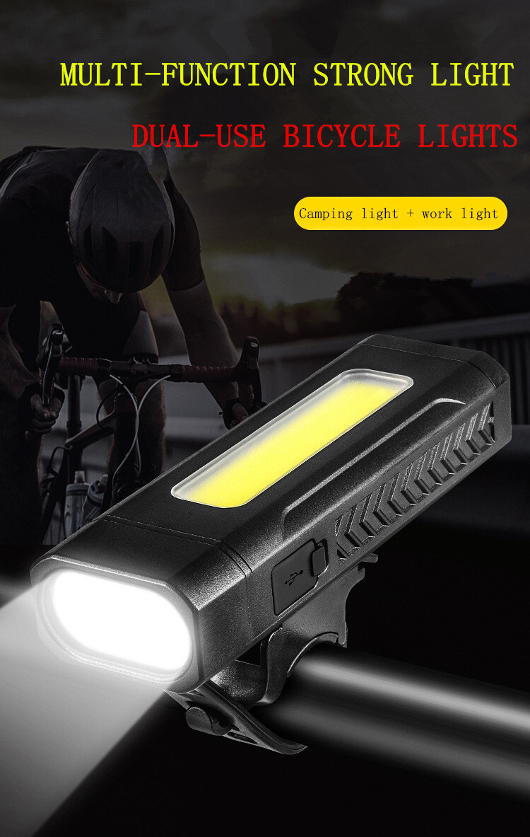 Waterproof Rechargeable LED Bike Bicycle Light USB Cycle Front Back ...