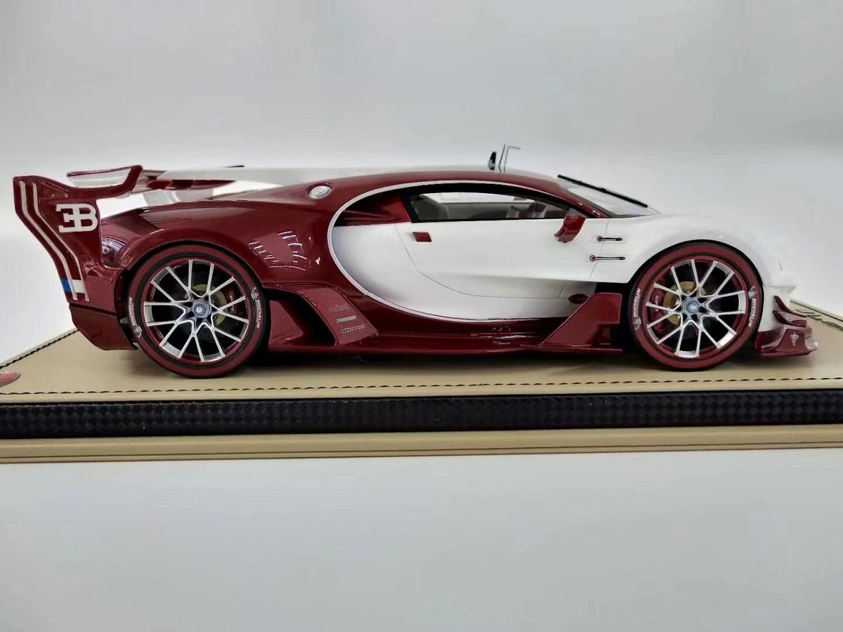 Red And White Bugatti