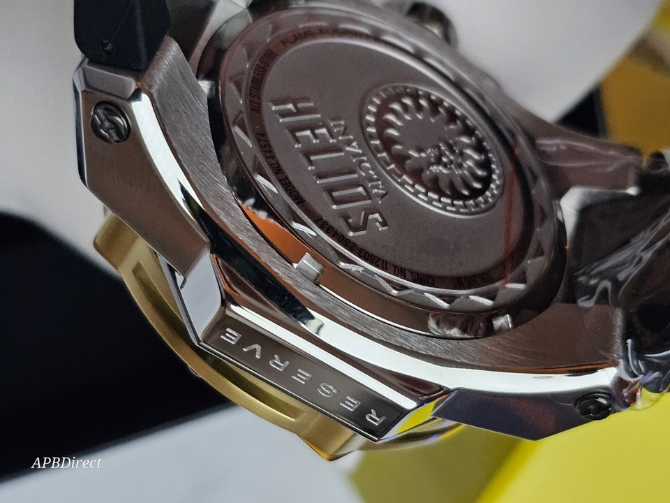 Invicta - HELIOS - Reserve Swiss Z60 Chronograph Gold Plated Bezel ...