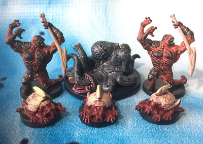Wrackspawn Large Chaos Beast Runespiral Demon Dungeons & Dragons Miniatures s125 | eBay