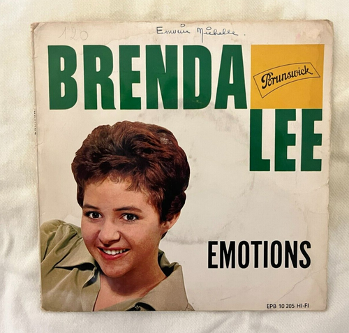 1961 BRENDA LEE Rock’n Roll 45 RPM Record EP - Emotions | eBay