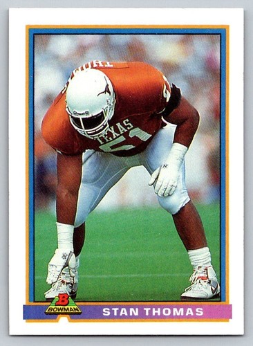 1991 Bowman #51 Stan Thomas Rookie Card Chicago Bears | eBay