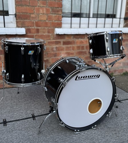 Ludwig 70’s Super Classic 6-ply Drum Kit, Black Cortex - 22/13/16” | eBay