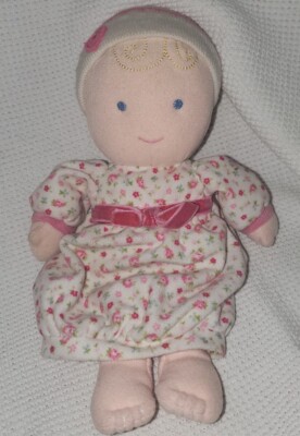 CARTER'S PINK Floral GOWN NIGHTGOWN BLONDE Doll Plush Lovey 49205 | eBay