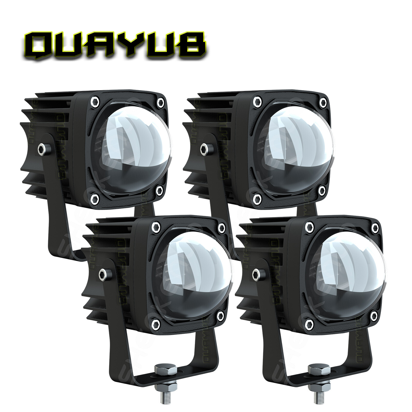 8D Lens 2inch LED Work Light Bar Cube Pods Driving Fog/Spot Head Lamp ...