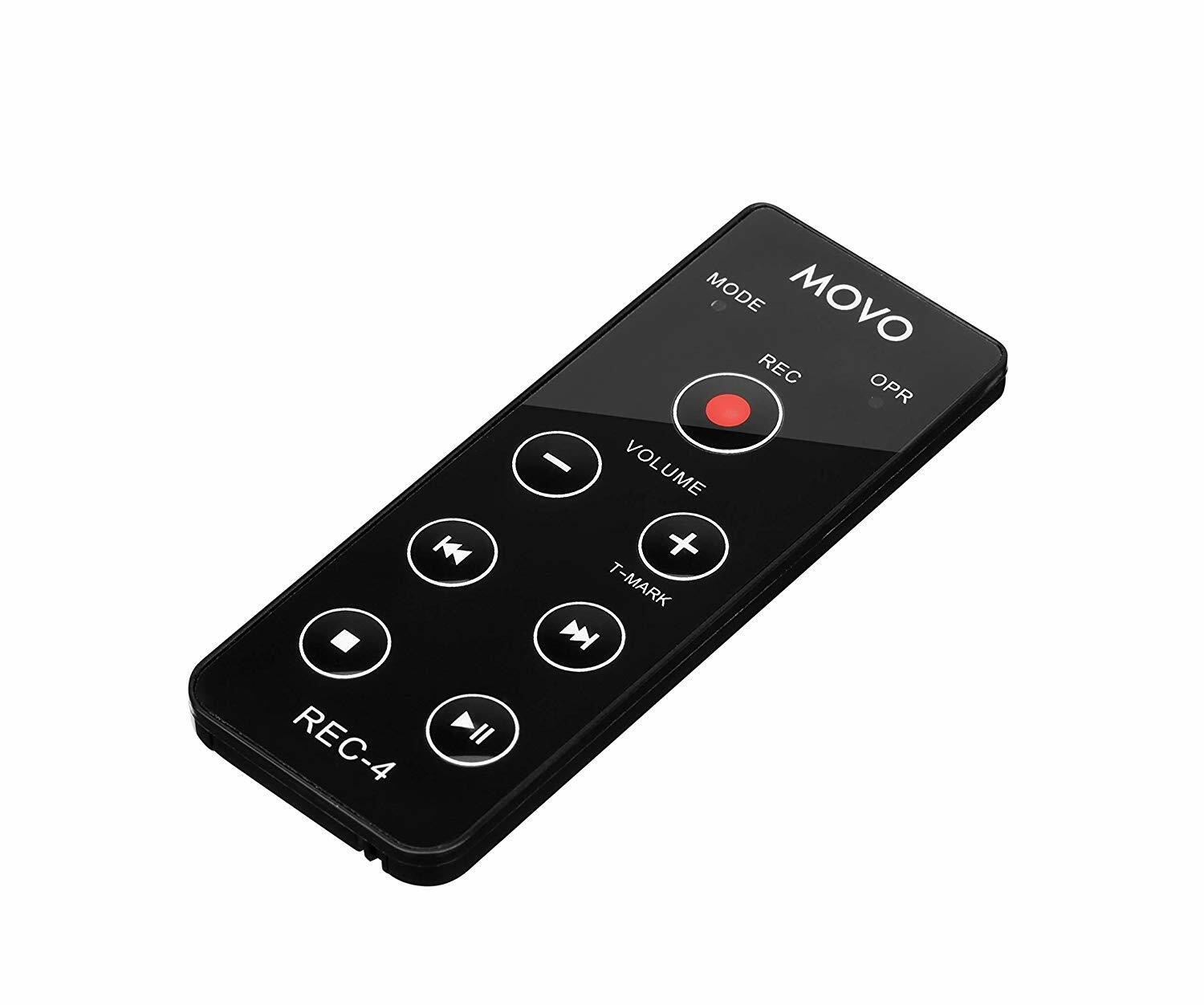 Movo REC-4 Wired Remote Control for Zoom and Sony Portable Digital ...