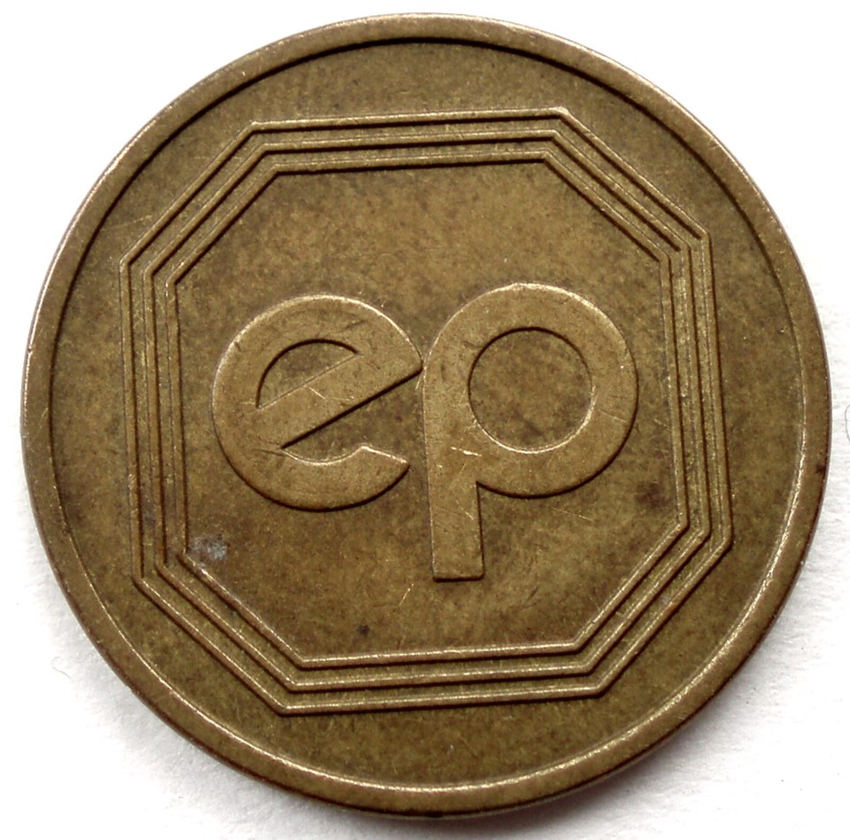 NETHERLANDS, EP Vending Machine Token 20mm 3.5g Brass ZZ1.1 | eBay