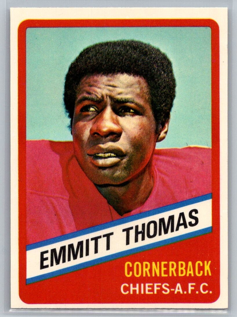 1976 Wonder Bread Emmitt Thomas Kansas City Chiefs #22 | eBay