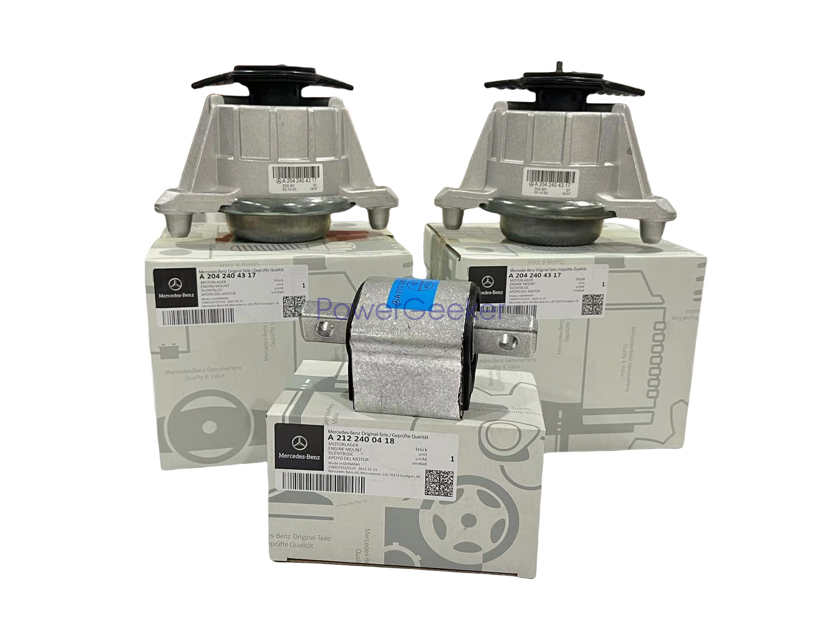 2042404317+2202401818 3 pcs OEM Engine & Transmission Mount For ...