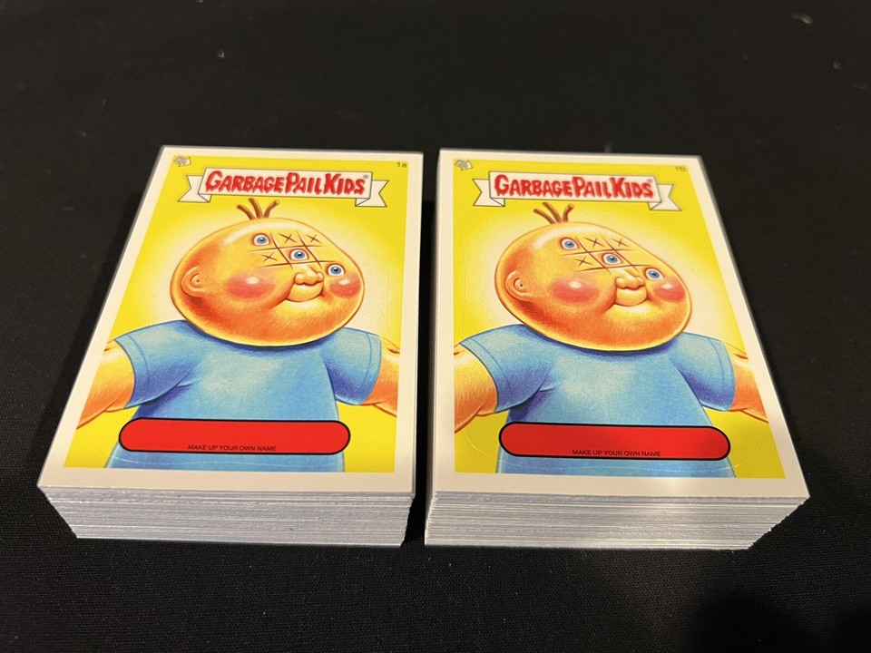 GARBAGE PAIL KIDS 2014 SERIES 1 COMPLETE MAKE YOUR NAME SET 132 CARDS ...