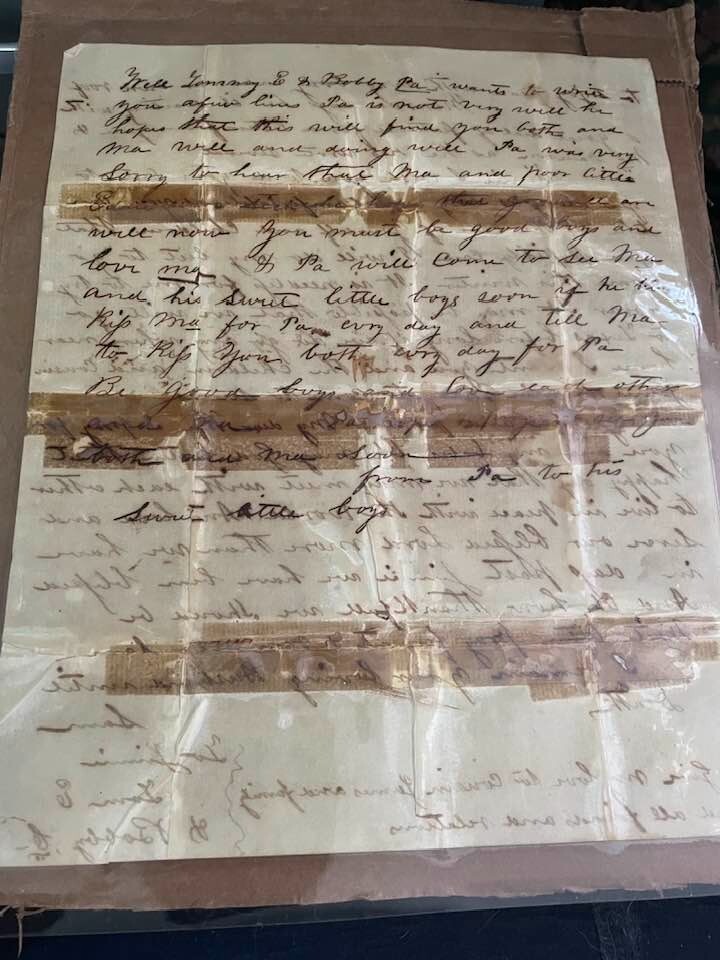 Original Civil War Confederate Letters Camp Vermilon LA | eBay