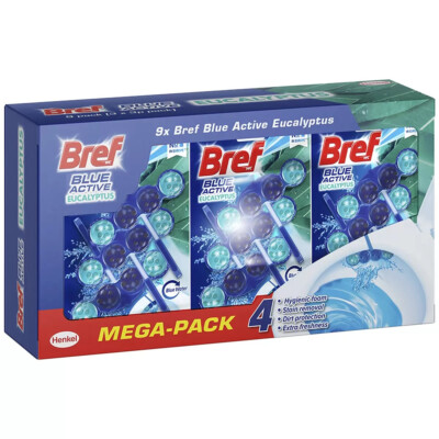 Bref Blue Active Eucalyptus Toilet Cleaner 9 x 50G | eBay