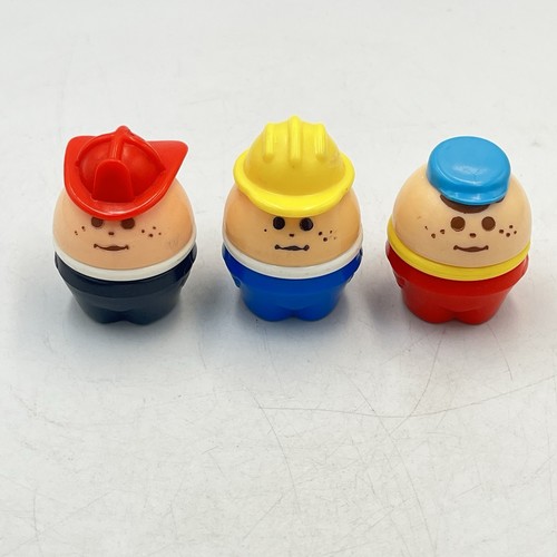 VTG Little Tikes Toddle Tots Workers Fireman Construction Bus Driver ...