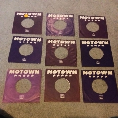 7" Vinyl Single Record Company Paper Covers Sleeves Original x9 motown ...