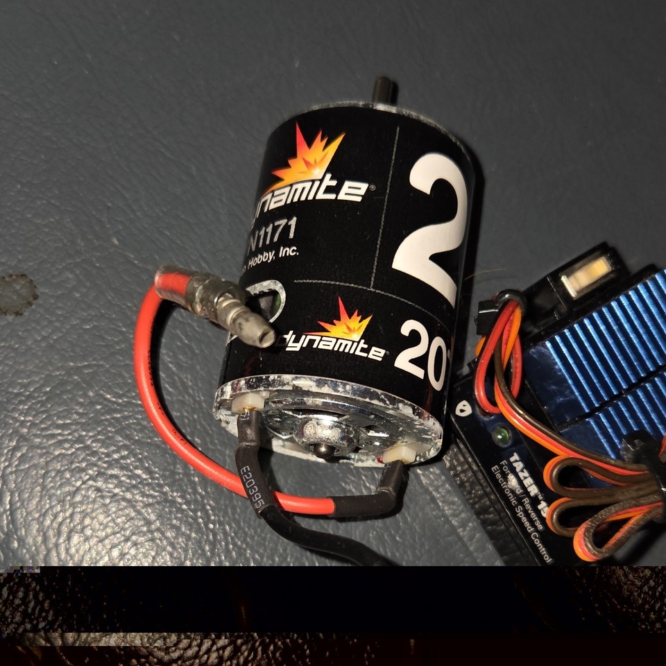 Dynamite DYN1171 Brushed Motor & Electronic Speed Controller for RC ...